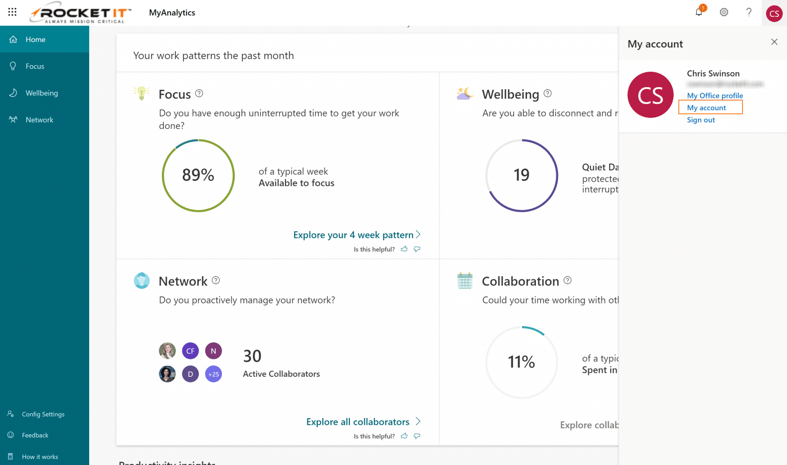 What is Microsoft MyAnalytics? | Office 365 Outlook Insights