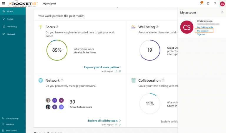 What is Microsoft MyAnalytics? | Office 365 Outlook Insights